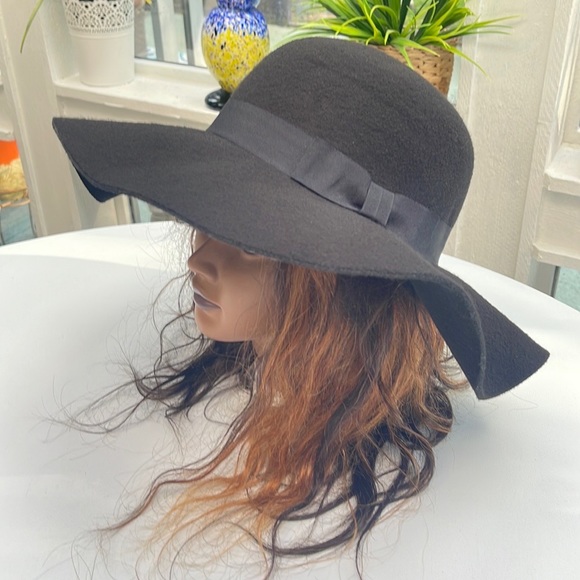 Studio | Accessories | Nwt Studio Wide Brim Black Hat | Poshmark